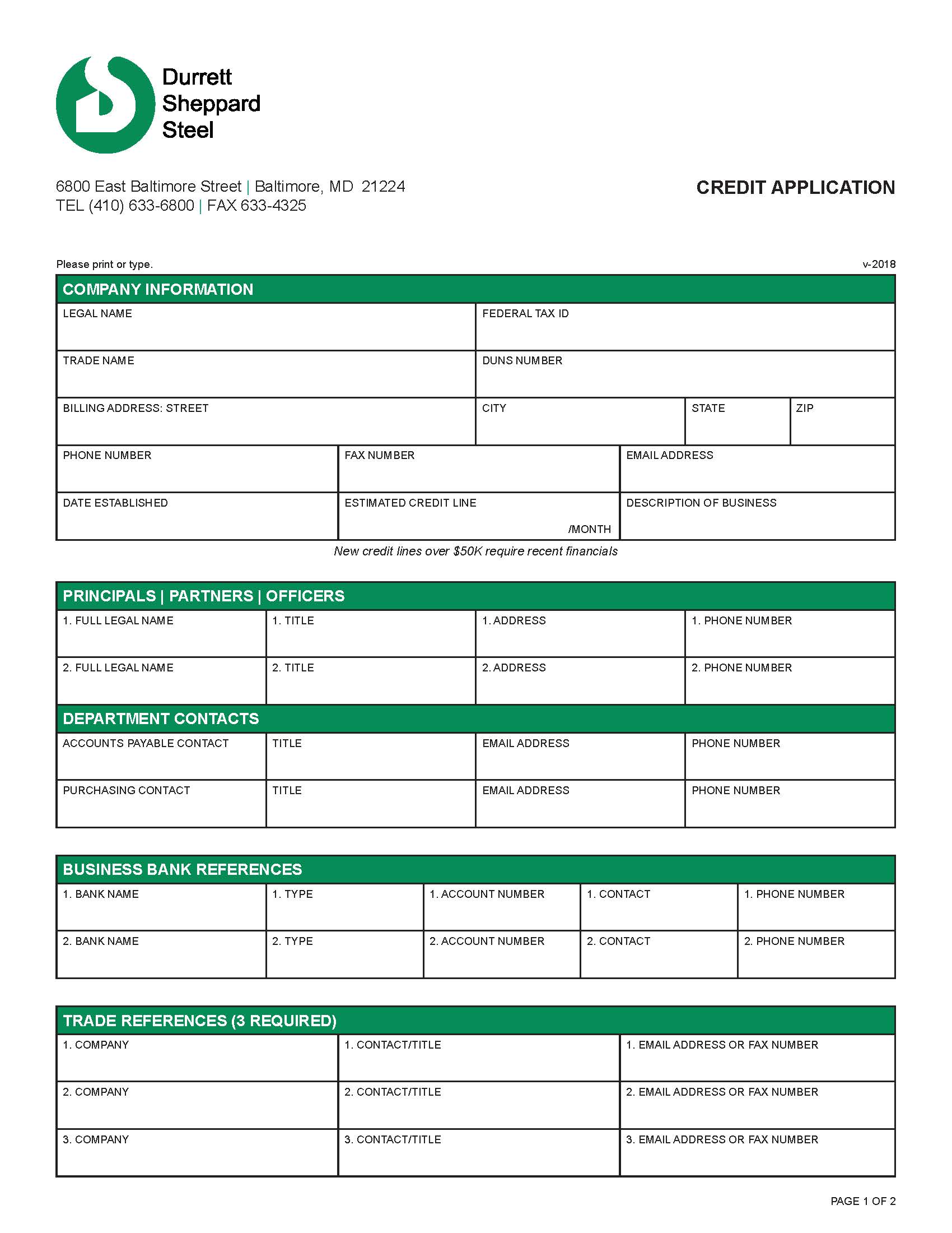 Customer Resources | Durrett Sheppard Steel Co.
